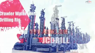 Water 260m Crawler Mounted Drilling Rig Hydraulic Rotation