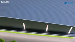 intelligent logistics center scale architectural model ai powered automated storage & sorting system