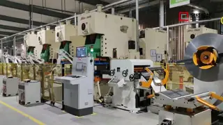 safety compact robotic stamping line supplier solution high speed