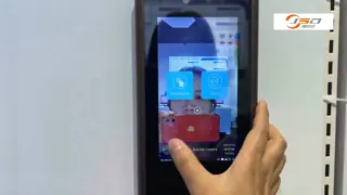 wall mount / pole mount face recognition access control terminal for office buildings