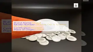19.5mm od × 12.5mm id × 0.5mm ring universal aluminum foil gasket for laboratory reagent bottle seal
