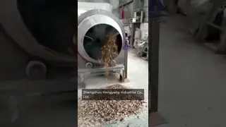 electric mini rotary vacuum drum dryer for various industrial materials