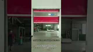 industrial fast door with high-speed operation and high-frequency performance for industrial product