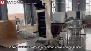automatic granule feeding z type bucket elevator z bucket conveyor