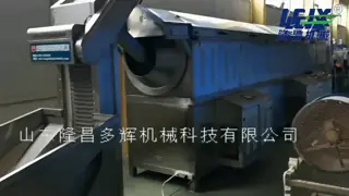 stainless steel automatic pepper chili roaster machine gas electric heating roasting equipment