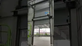 40mm 50mm 80mm thickness panel automatic industrial door for cross-docking facilities