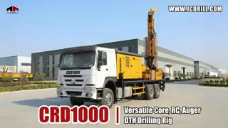 truck mounted deep mineral exploration sampling rc wireline diamond core drilling rig