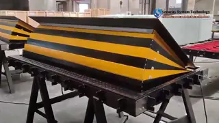 hydraulic automatic road blocker system with 500mm elevated protection and 220v voltage