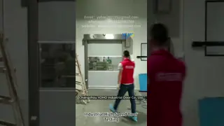 opening speed up to 2.0m/s pvc high speed door for logistics centers