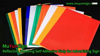 engineering grade reflective plastic sheeting self adhesive vinyl roll