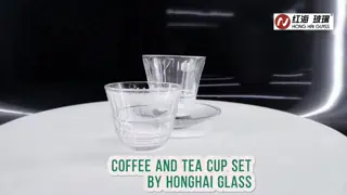 36pcs set elegant glass cup sets suitable for beverage service hospitality and event catering