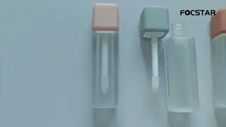 matte 5ml refillable lip gloss abs plastic lip gloss tubes square
