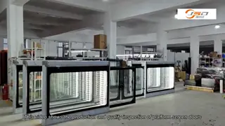 low noise safety platform screen door system for subway / metro station