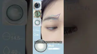 mill creek new arrivals 14.5mm korean soft cosmetic contact lenses yearly use three tone 40%