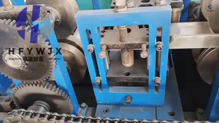 full automatic cz purlin roll forming machine with hydraulic cutting and plc control system