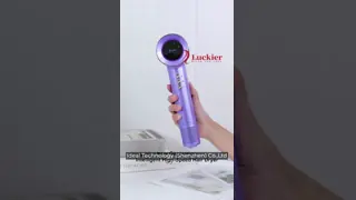 lightweight plasma hair dryer 35m/s speed 69db low noise hair dryer