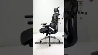 full mesh swivel ergonomic office chair with lumbar protection high back