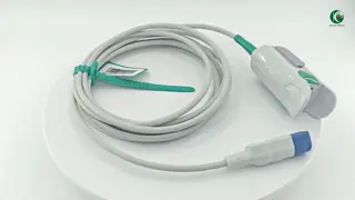 compatible hp 8 pin direct spo2 sensor adult finger clip 2.8m