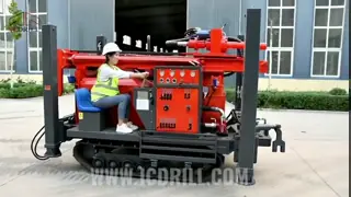 400m depth yuchai engine crawler water well drilling rig cwd400