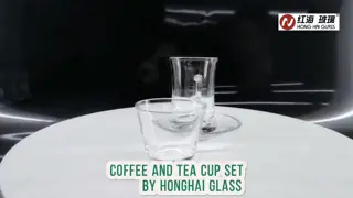 elegant lead free crystal turkish coffee tea set 12pcs glass cups and saucers