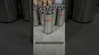 black stainless steel hotel trash can with rolling cover and pressing type in customized size