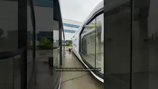 e7 luxury space capsule house | 38㎡ prefab modular glamping pod with 270° panoramic view & 20 years