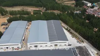 prefabricated steel structure warehouse with 50-year lifespan