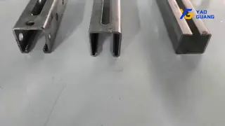 universal metal strut channel 0.5-3.0mm thickness for industrial equipment 20*10