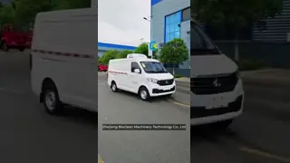 2 ton diesel refrigerator van trucks for frozen food vegetable transportation manual transmission