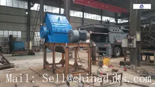 10t/H Alloy Steel Crushing Machine 75kw Coal Hammer Mill Crusher