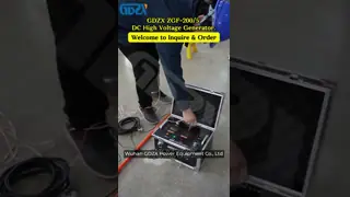 compact dc high voltage test set , electronic test equipment