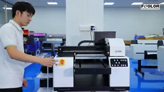 fcolor a3 new model small uv flatbed inkjet printer to diy mobile phone cases acrylic flex printer
