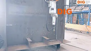 fully automatic block robot welding system with obstacle avoidance intelligence and multi-robot
