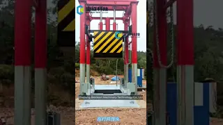 vertical 80-120t hydraulic  marine solid   refuse trash waste refuse garbage compactor plant