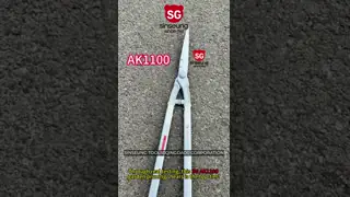sinseung ak1100 lever hedge shears extendable handle plant cutting scissors yard and garden tools