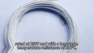 afr200 ptfe taped wire 250v for power heating building applications