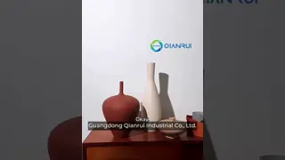 classic ribbed vase for modern home decor