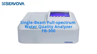 single beam full spectrum water quality rapid analyzer fb-300 with 2nm bandwidth 190 to 1100mm wavel