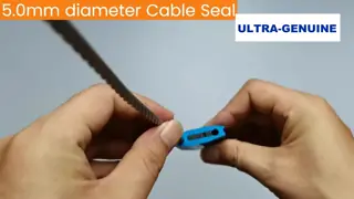 iso 17712 metal wire seal trailer cable seal customized color size
