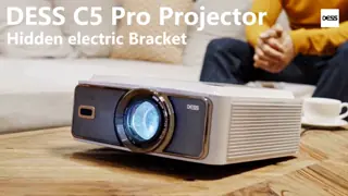 2200 lumens gaming projector auto focus & auto position google tv os