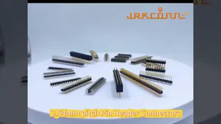 2.54mm pin header connectors gold tin plating st type single pin female header