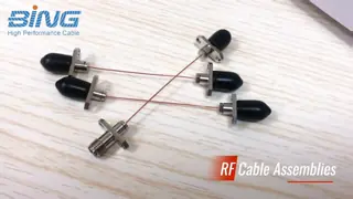 2.4 mm sr021 cable assembly dc-50 ghz ptfe insulated for telecommunication medical and test equipmen