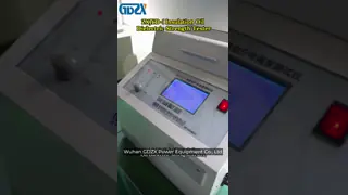 100kv dielectric strength transformer oil testing equipment stable performance