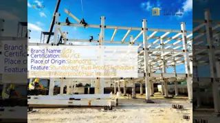 soundproof  4000kg heavy steel structure  bridge construction prefab metal building homes