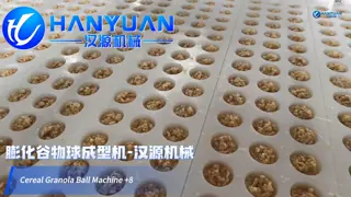 high efficiency puffed rice ball molding machine