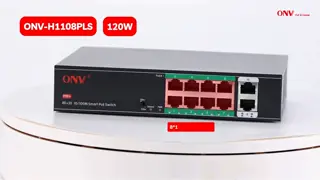 10 port 10/100m poe switch 30w per port for reliable network connectivity