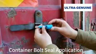 customization high security container seals with 8.0mm bolt diameter