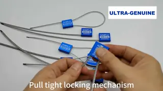 us-cc351 high security cable seals aluminium alloy 3.5mm for trucks