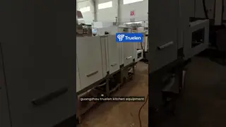 hospital restaurant conveyor belt dishwasher machine large capacity 3000-5000 dishes / hour