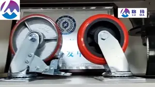 black industrial  heavy duty wheels oil resistant rubber wheels 200kg for carts hand trucks forklift